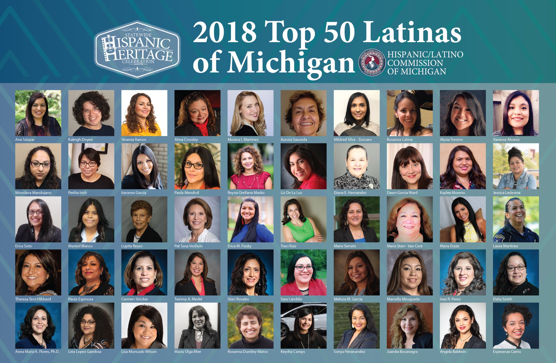 Hispanic Latino Commission Names Recognizes Top 50 Latinas Across The ...